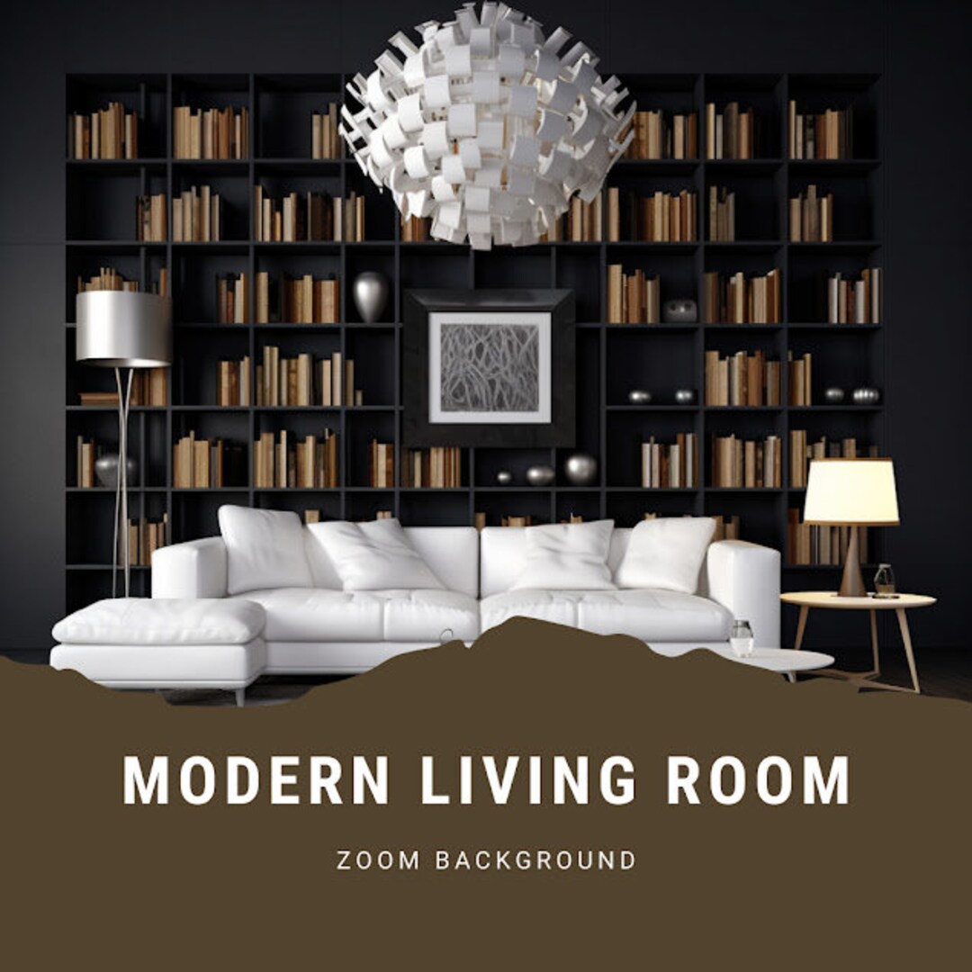 Modern Living Room| Virtual Backgrounds| 5 Pack| Google Meet, Zoom ...
