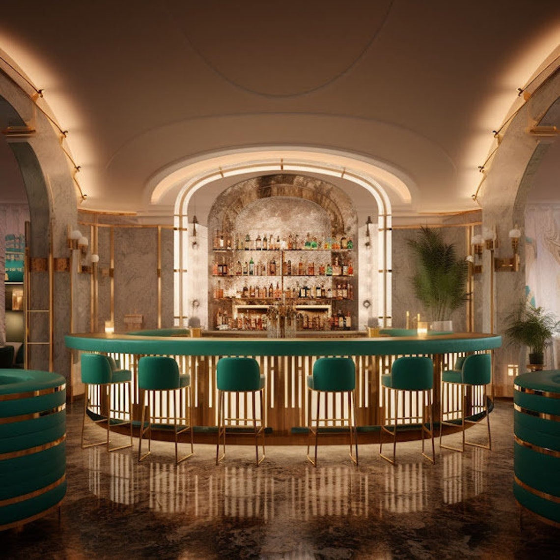 Retro Bar| Virtual Backgrounds| 10 Pack| Zoom, Google Meet, Skype ...