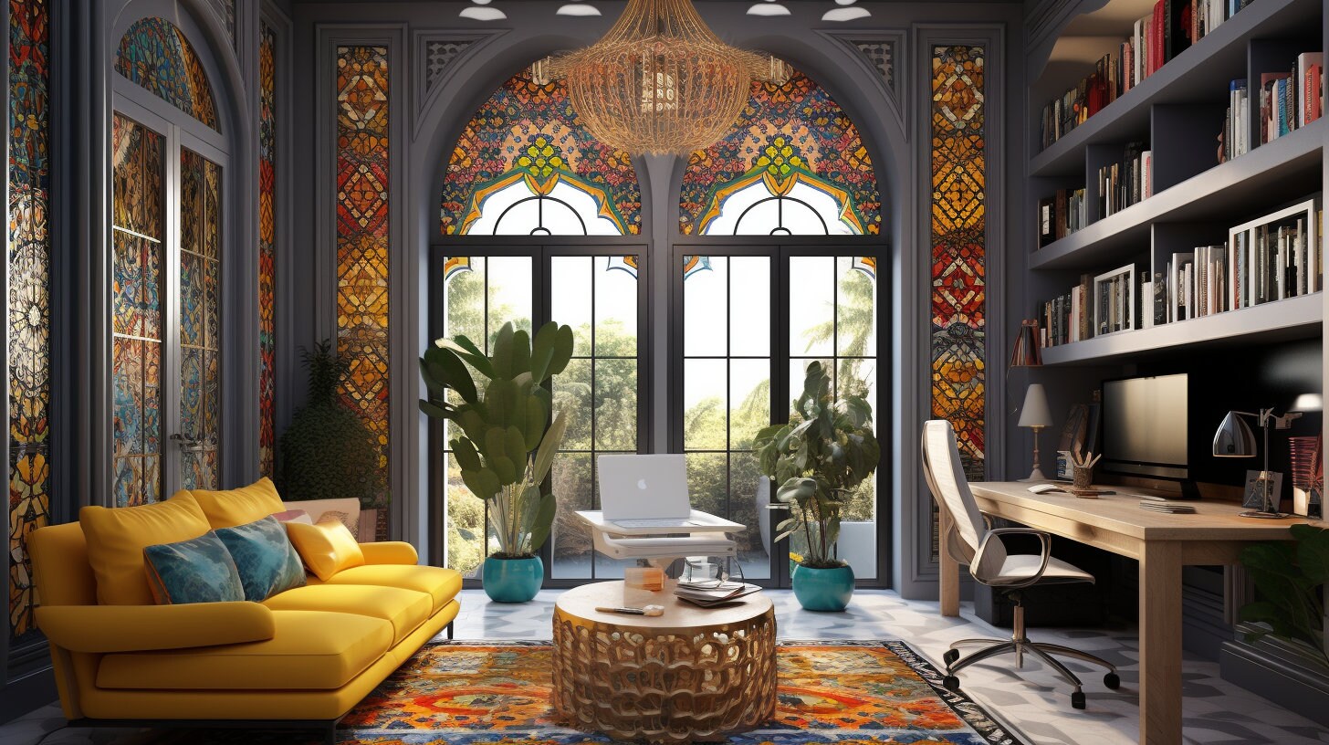 Mediterranean Home Virtual Backgrounds 18 Pack Living Room Professional ...