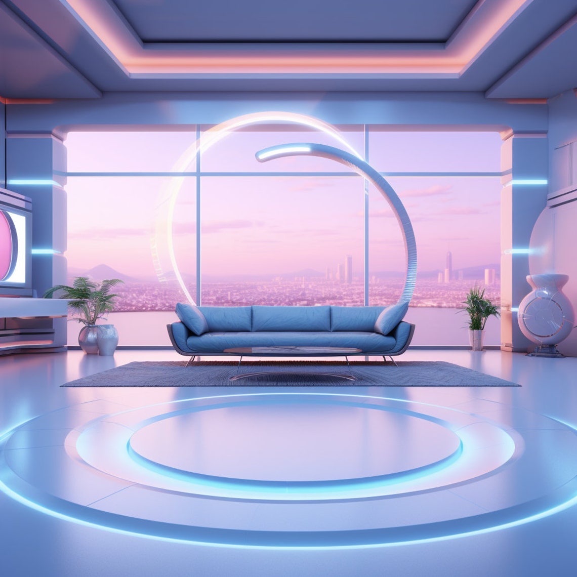 Futuristic Feels| 15 Pack|virtual Backgrounds| Zoom, Google Meet, Skype ...