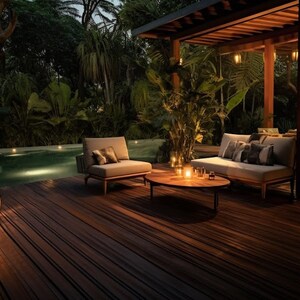 Modern Patio| 12 Pack| Virtual Backgrounds| Zoom, Google Meet, Skype ...