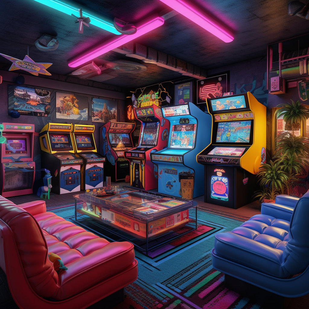 Retro Arcade|vintage| 12 Pack|virtual Backgrounds| Zoom, Google Meet ...