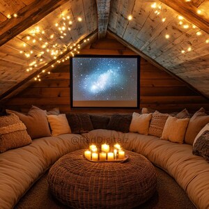 Cozy Theater Virtual Backgrounds 6 Pack for Zoom Skype Webex Google ...