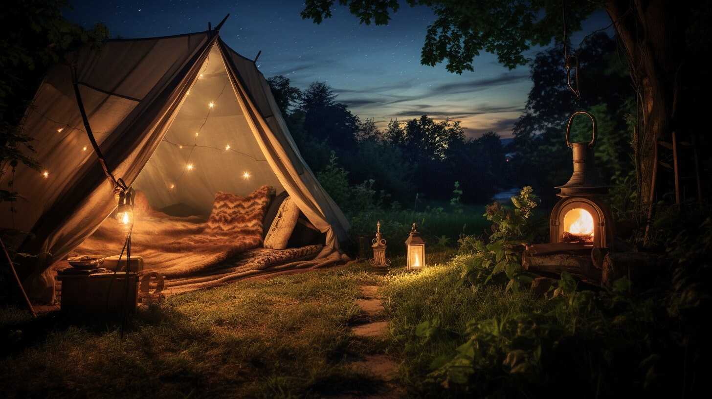 Camping Backyard Virtual Backgrounds 6 Pack Zoom, Skype, Webex, Google ...