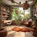 Boho Nature Office Virtual Backgrounds Plant Lovers Nature Lovers Chic ...