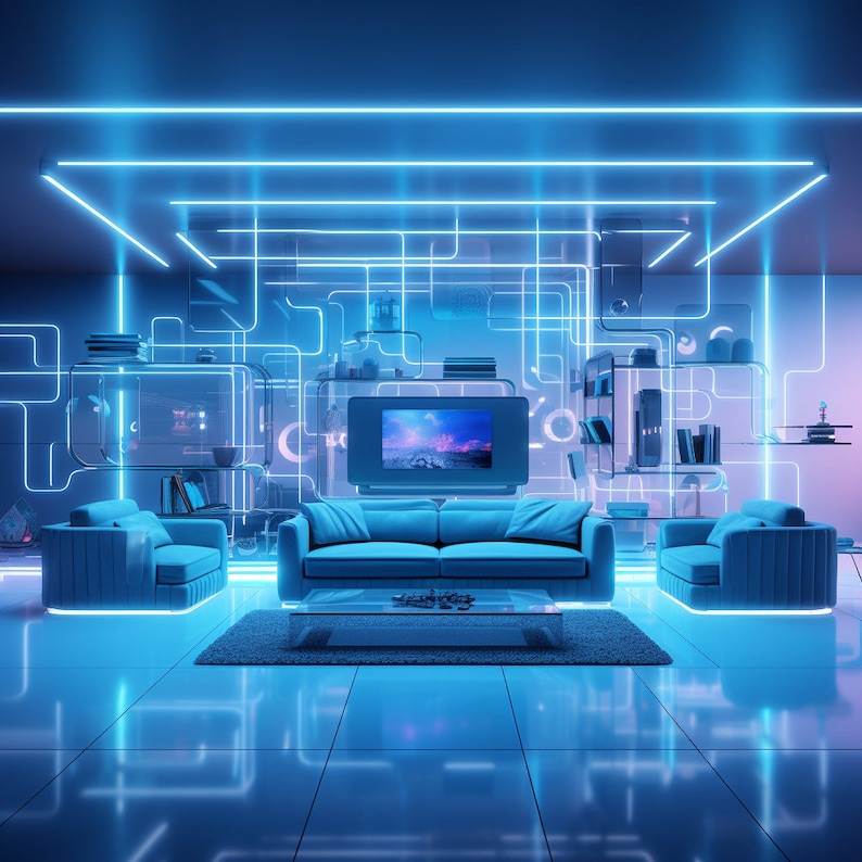 Futuristic Feels| 15 Pack|virtual Backgrounds| Zoom, Google Meet, Skype ...