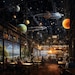 Planet Cafe| Virtual Backgrounds| 6 Pack| Zoom, Google Meet, Skype ...