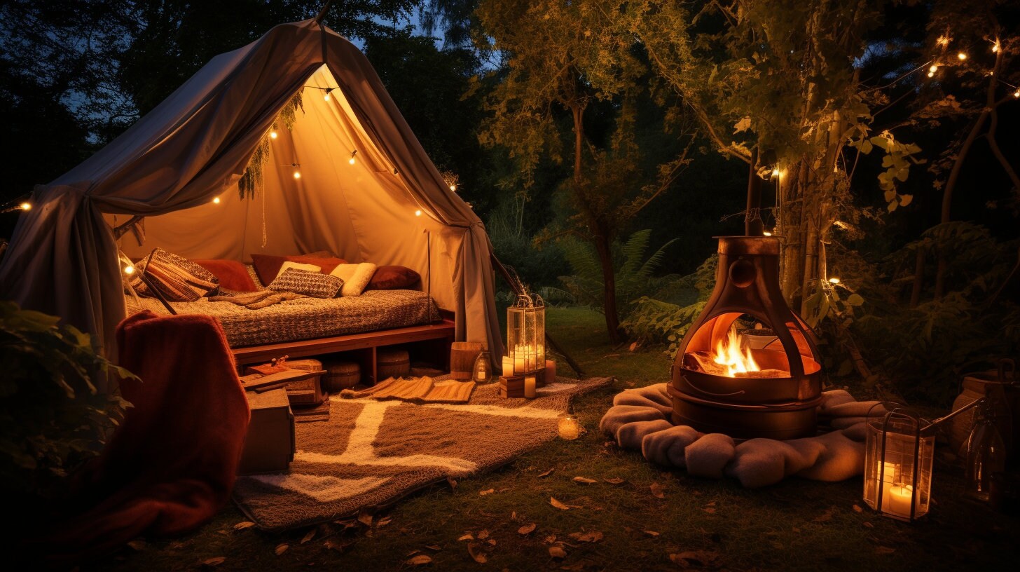 Camping Backyard Virtual Backgrounds 6 Pack Zoom, Skype, Webex, Google ...