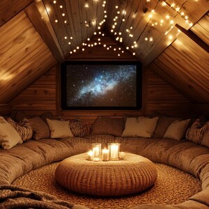 Cozy Theater Virtual Backgrounds 6 Pack for Zoom Skype Webex Google ...