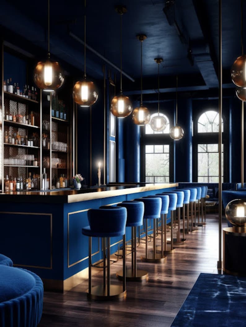 Retro Bar| Virtual Backgrounds| 10 Pack| Zoom, Google Meet, Skype ...