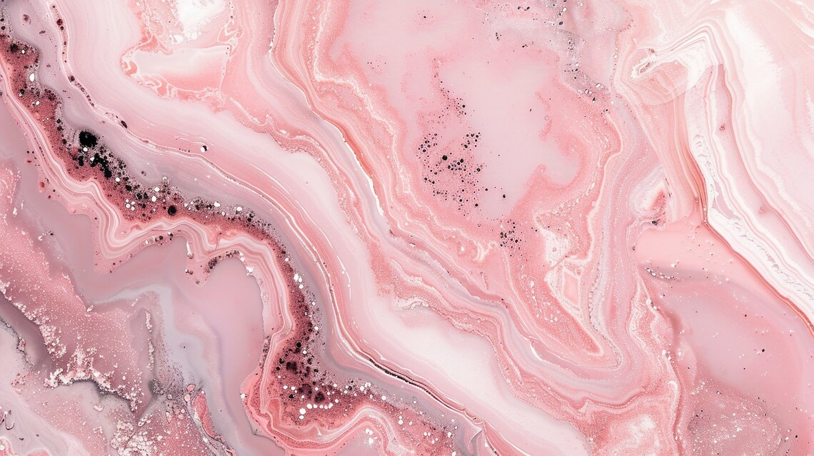 Pink Marble Virtual Backgrounds 12 Pack Zoom Skype Webex Teams Google ...