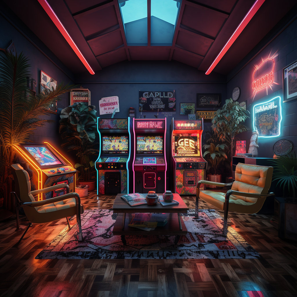 Retro Arcade|vintage| 12 Pack|virtual Backgrounds| Zoom, Google Meet ...