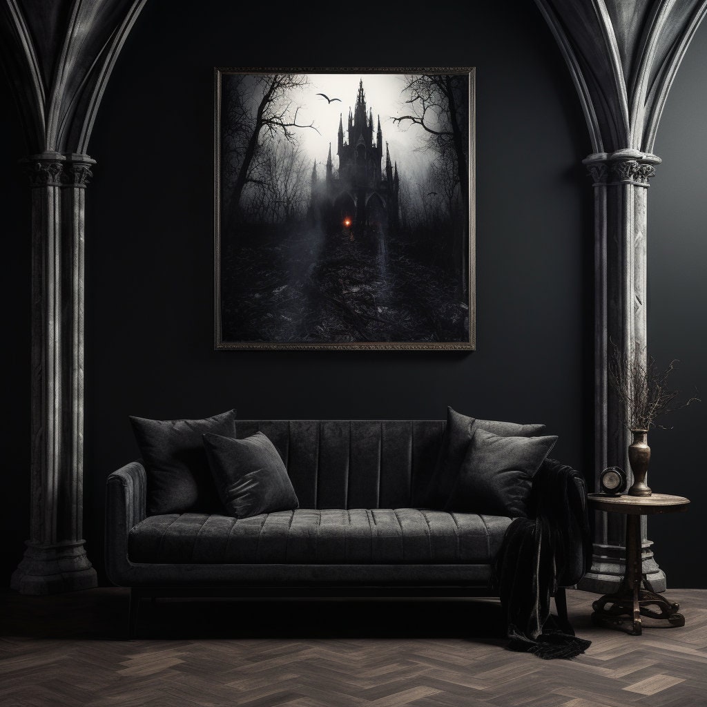 Gothic Room| Virtual Backgrounds| 5 Pack| Zoom, Google Meet, Skype ...