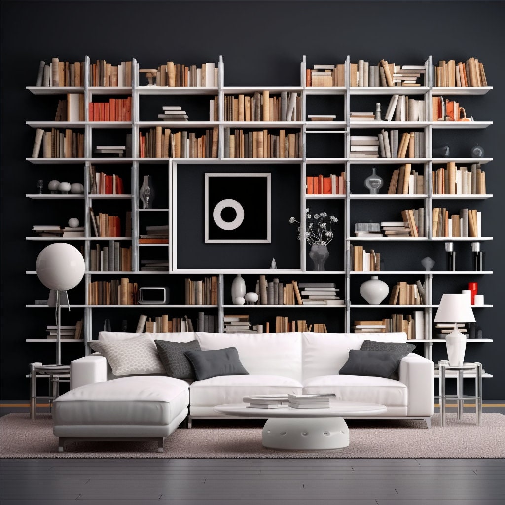 Modern Living Room Virtual Backgrounds 5 Pack Google Meet, Zoom, Skype ...