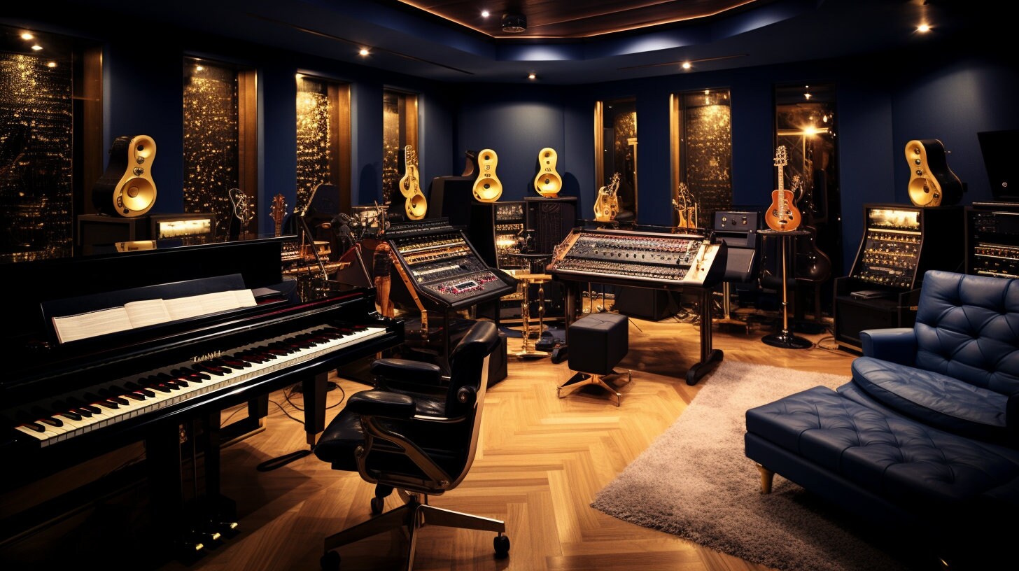 Music Studio Virtual Backgrounds 12 Pack Zoom Skype Webex Google Meet ...