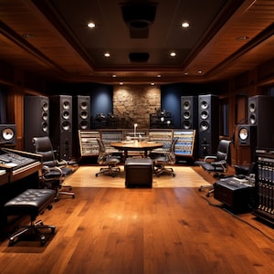 Music Studio Virtual Backgrounds 12 Pack Zoom Skype Webex Google Meet ...
