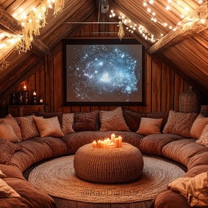 Cozy Theater Virtual Backgrounds 6 Pack for Zoom Skype Webex Google ...