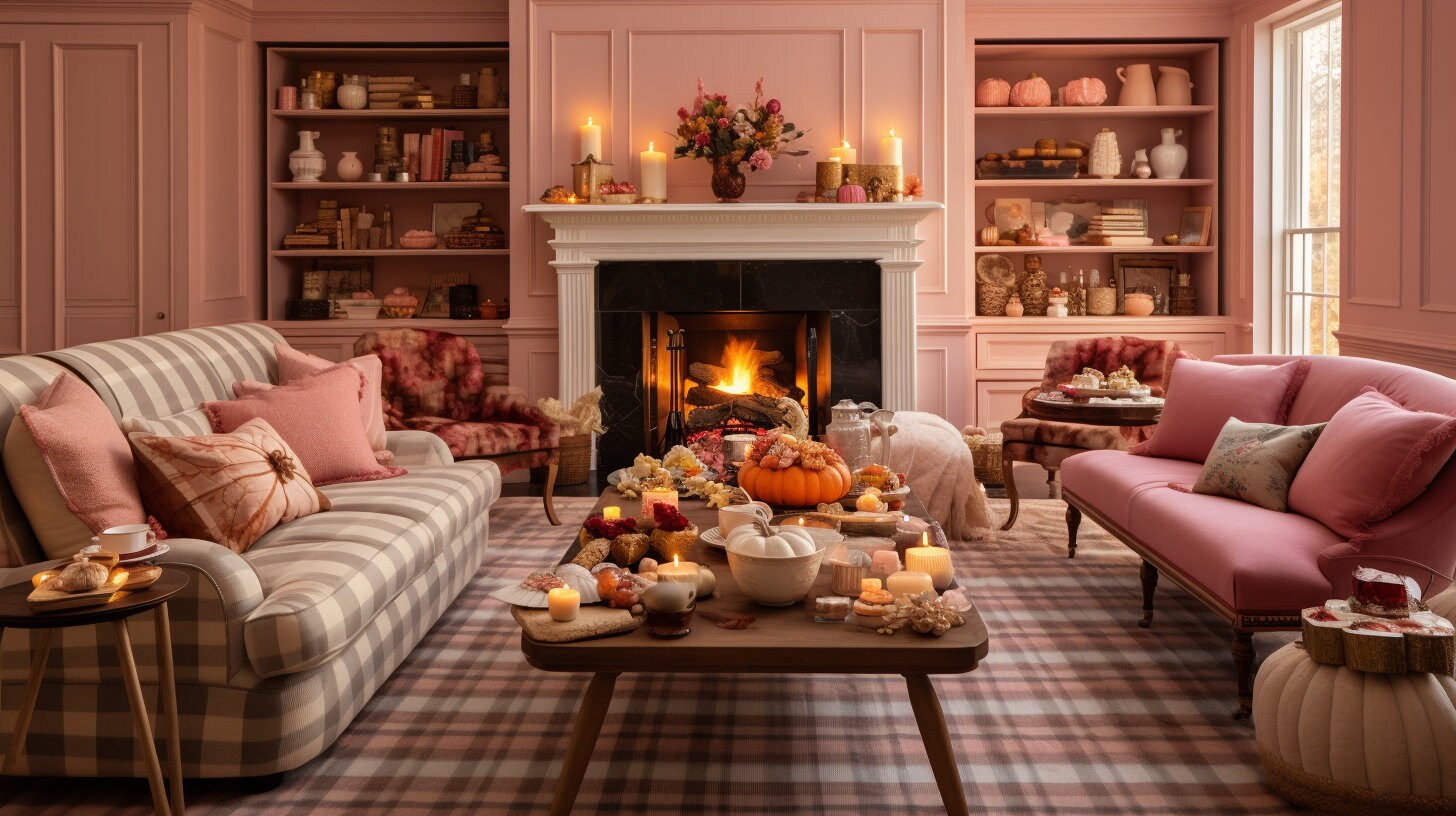 Autumn Pink Virtual Backgrounds Zoom Skype Webex Google Meet 15 Pack - Etsy