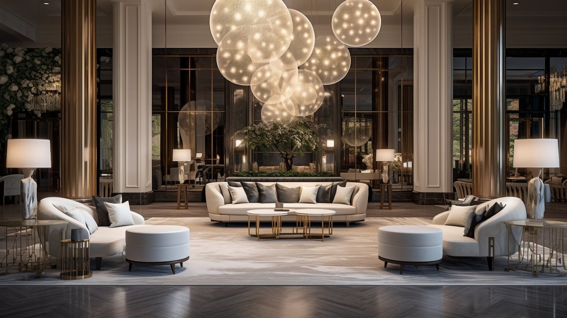 Pink Lobby Zoom Backgrounds 8 Pack - Etsy