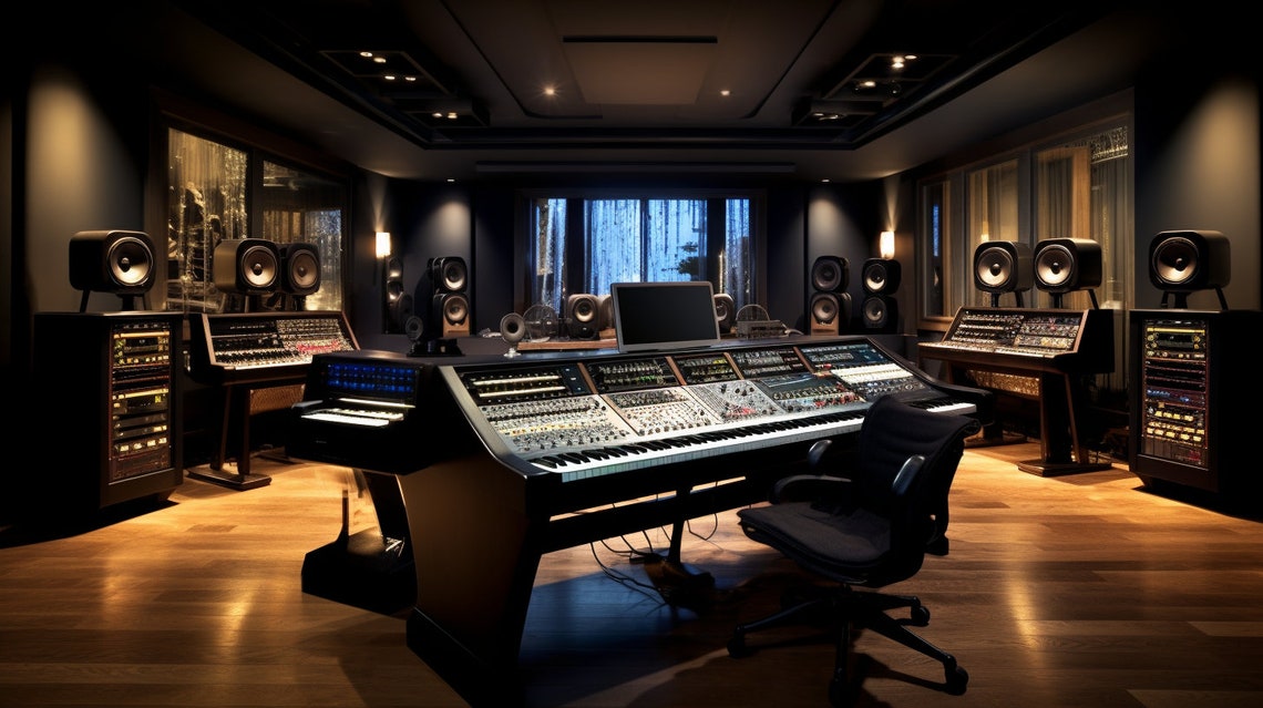 Music Studio Virtual Backgrounds 12 Pack Zoom Skype Webex Google Meet ...