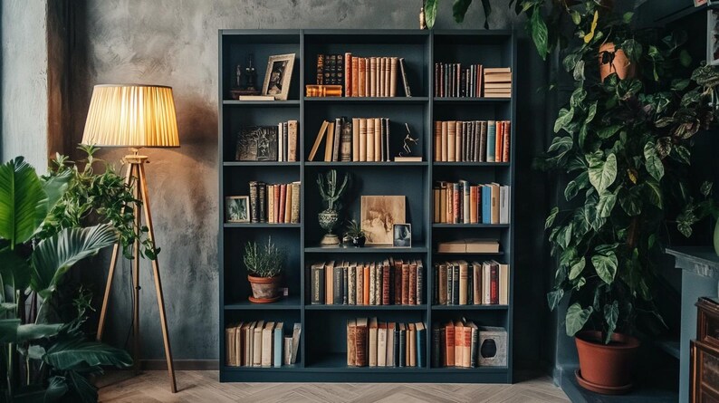 Sophisticated Bookshelf 6 Virtual Backgrounds for Meetings Zoom Skype ...