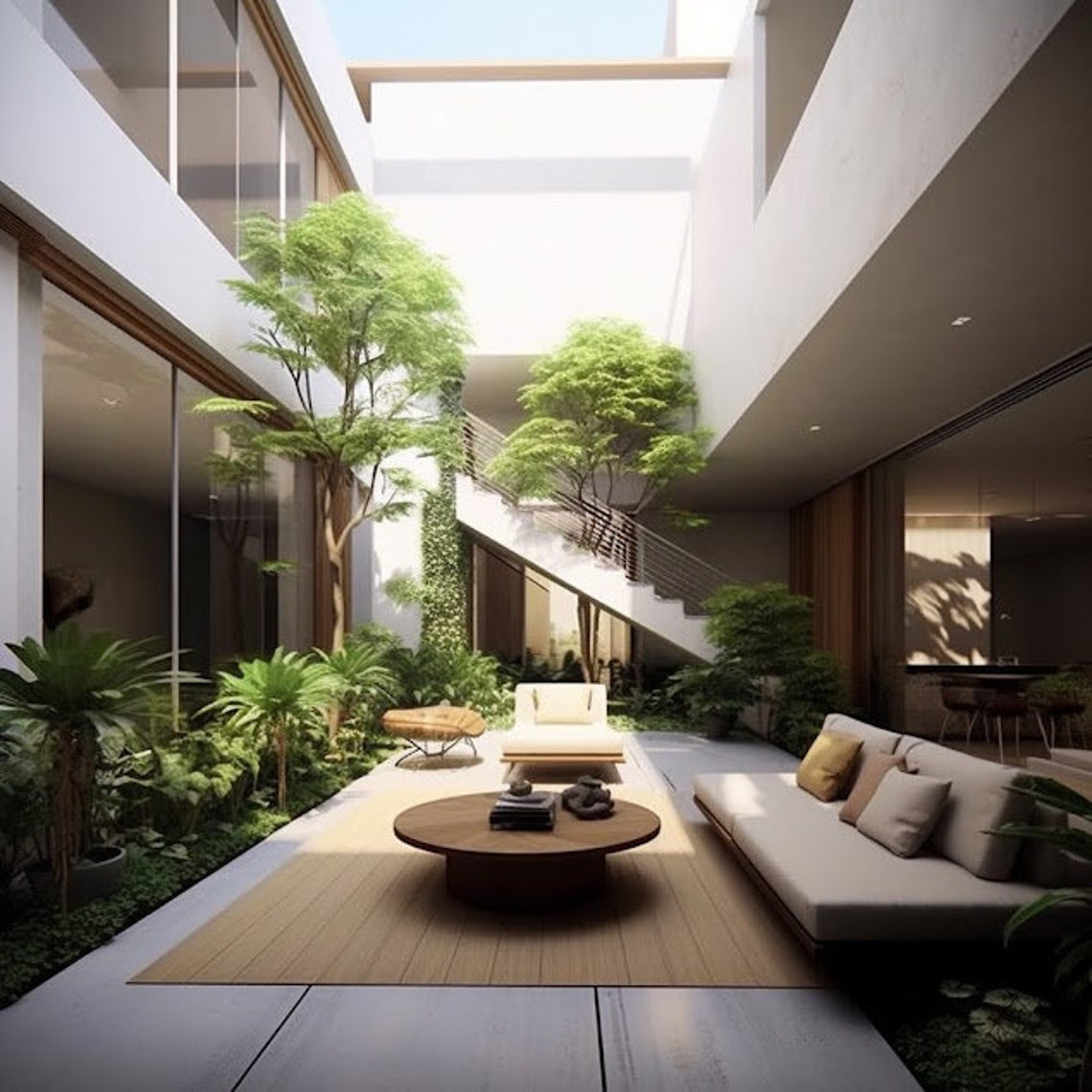 Modern Patio 12 Pack Virtual Backgrounds Zoom Google Meet - Etsy