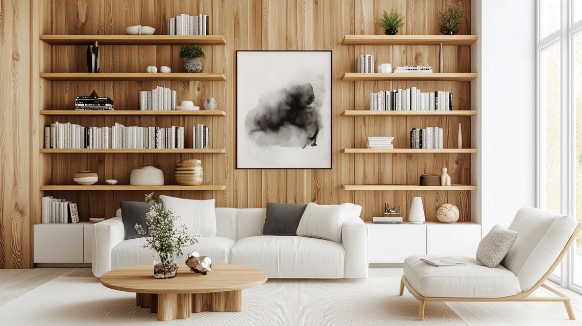Minimalist Living Room 8 Pack for Meetings Virtual Backgrounds for Zoom ...