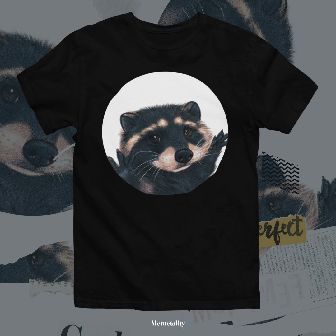 Pedro Raccoon Dancing Meme Unisex T-shirt Trending Hand-drawn Design ...