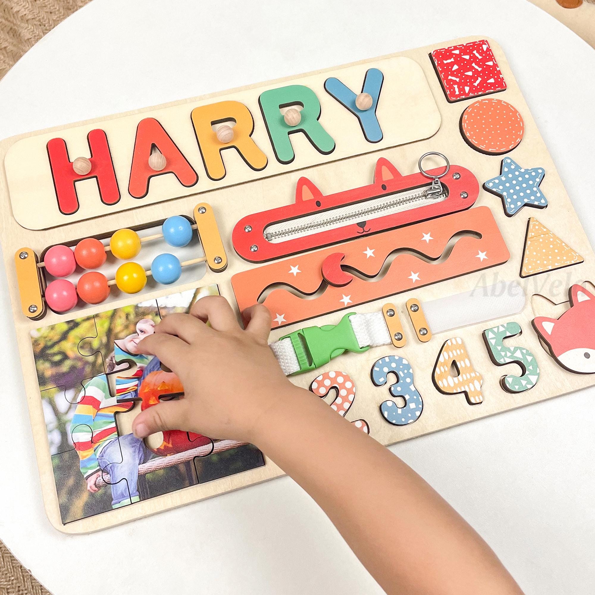 Custom Busy Board,montessori Activity,sensory Educational ,personalised ...