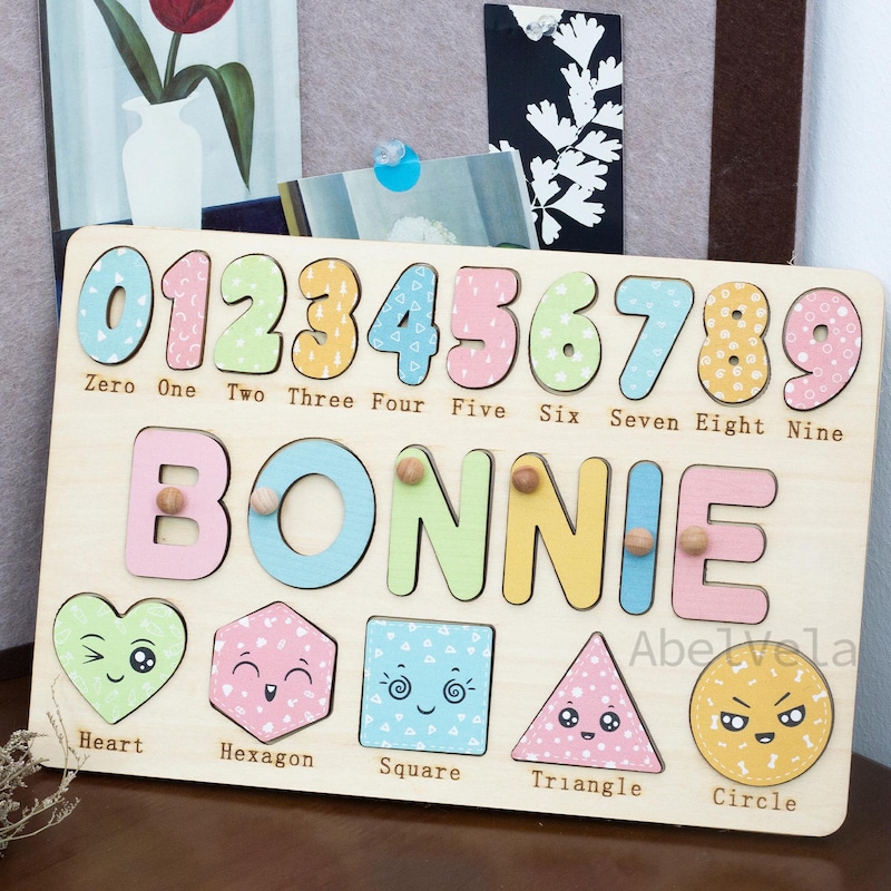 Numbers 0 9 Puzzle - Etsy