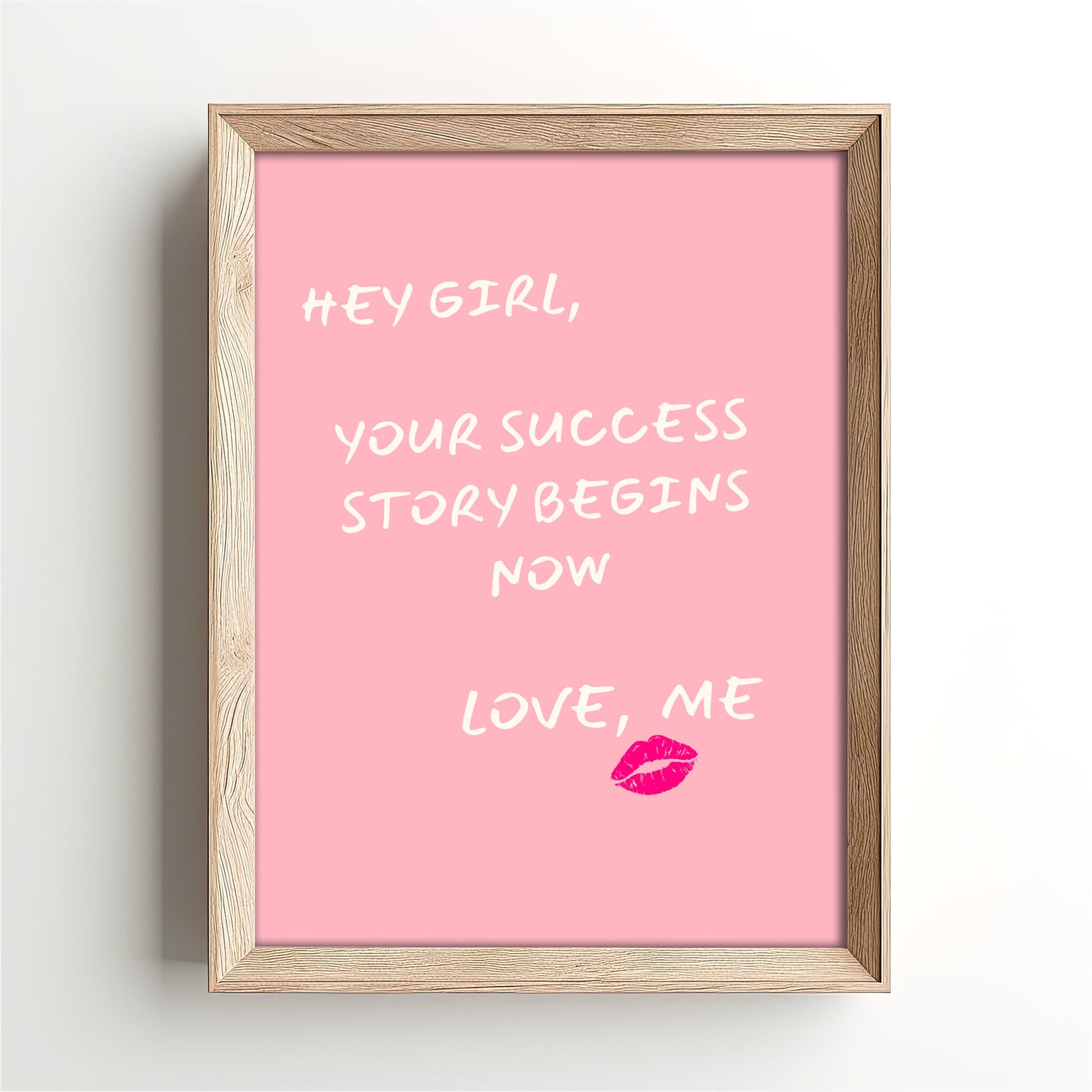 Girl Entrepreneurship Poster, Motivational Quote for Girls ...