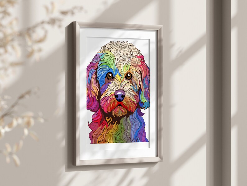 Digital Prints Cockapoo Dog Pet Poster Ideal Gift Immediate Delivery ...
