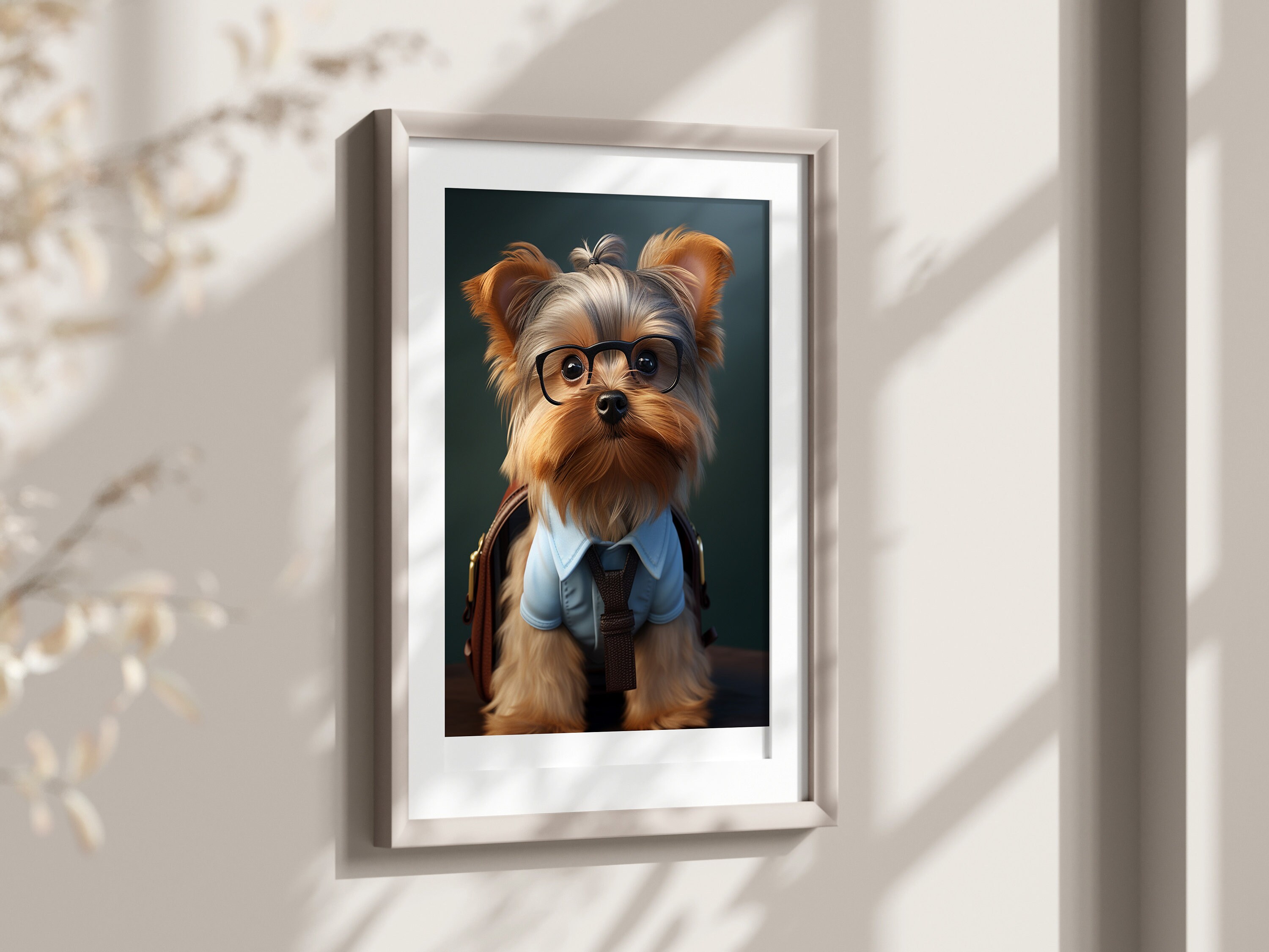 Immerse Your Space in Elegance With BTS Yorkshire Terriers yorkies Wall ...