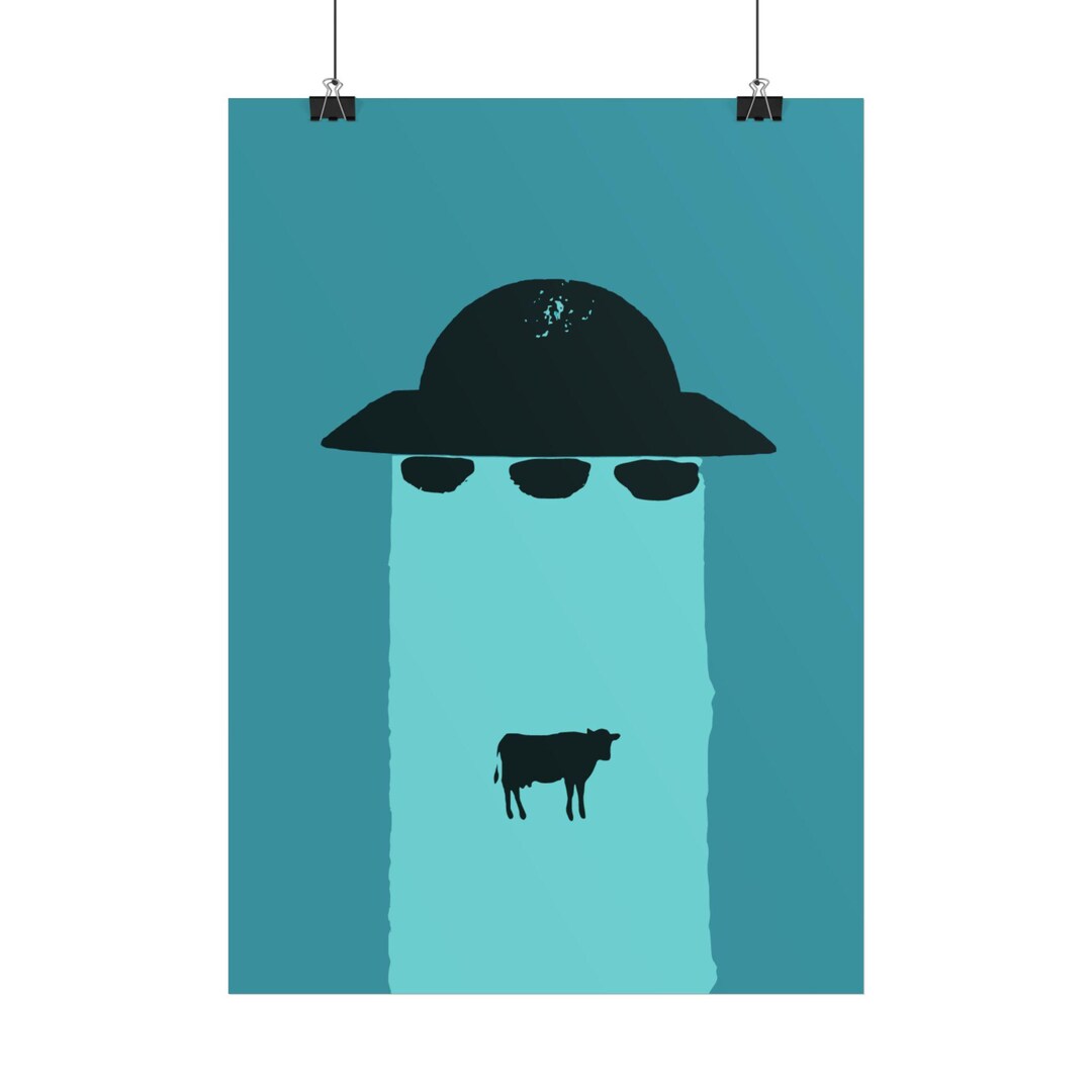 Aliens Abduct Cow Dandadan Poster anime, Pop Culture, Animé, Ovni, UFO ...