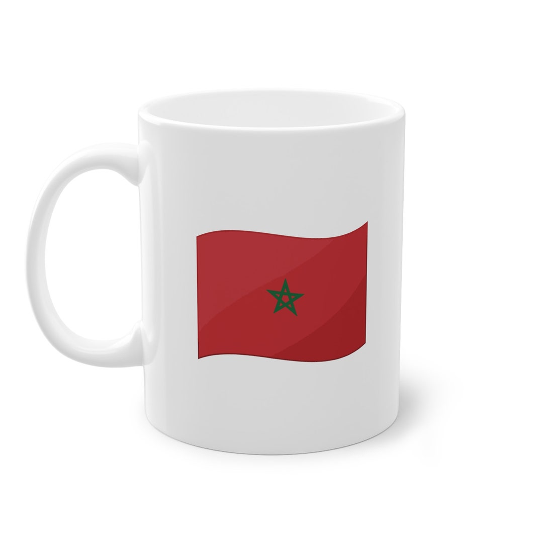 Flag Mug - Morocco (drapeau Maroc, Gift, Africa, Maghreb) - Etsy