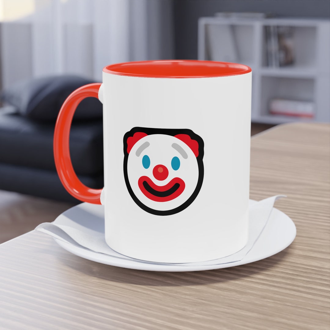 CLOWN - Emoji Mug (meme, Ironic, Face) - Etsy