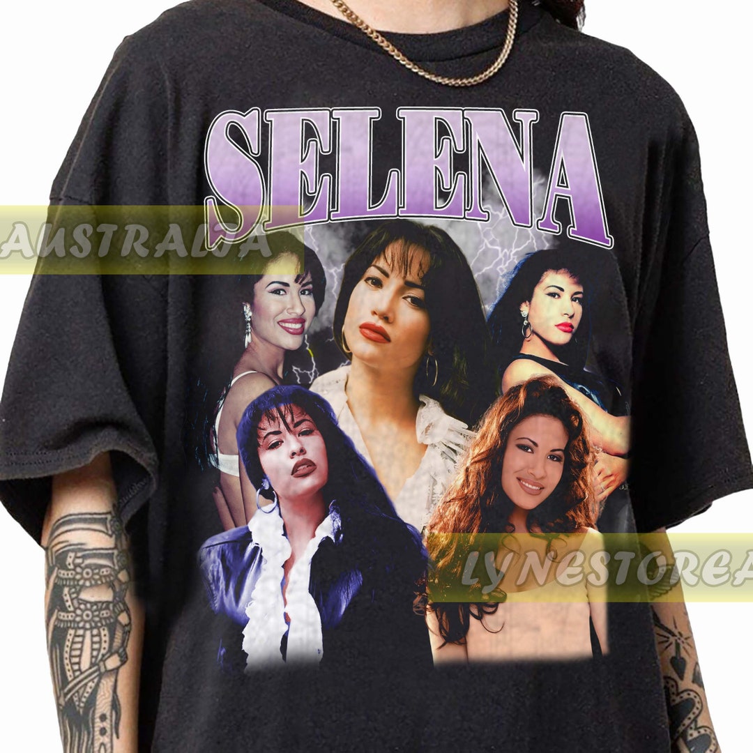 Limited Selena 90s Vintage Bootleg Style Rap T-shirt Selena - Etsy