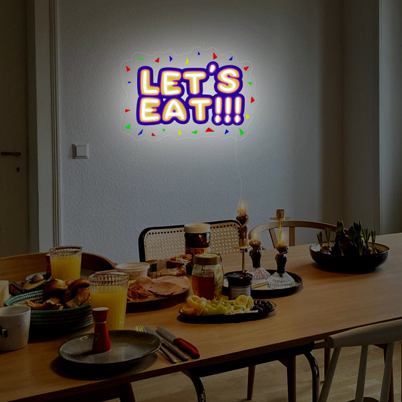 Five Nights at Freddy's Let's Eat Neon Sign FNAF 2023 - Etsy UK