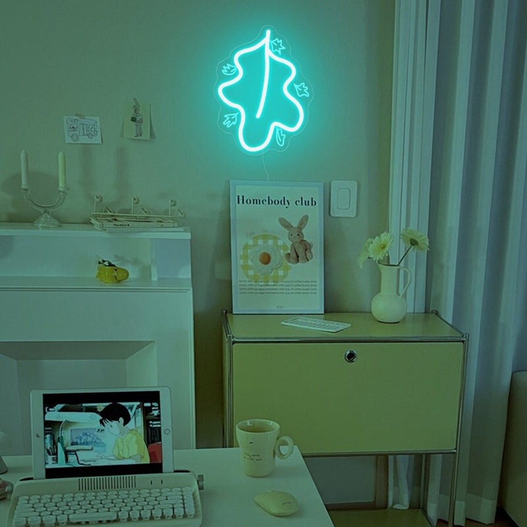 Heartstopper Leaves Neon Sign Leaves Neon Sign Plant Themed - Etsy
