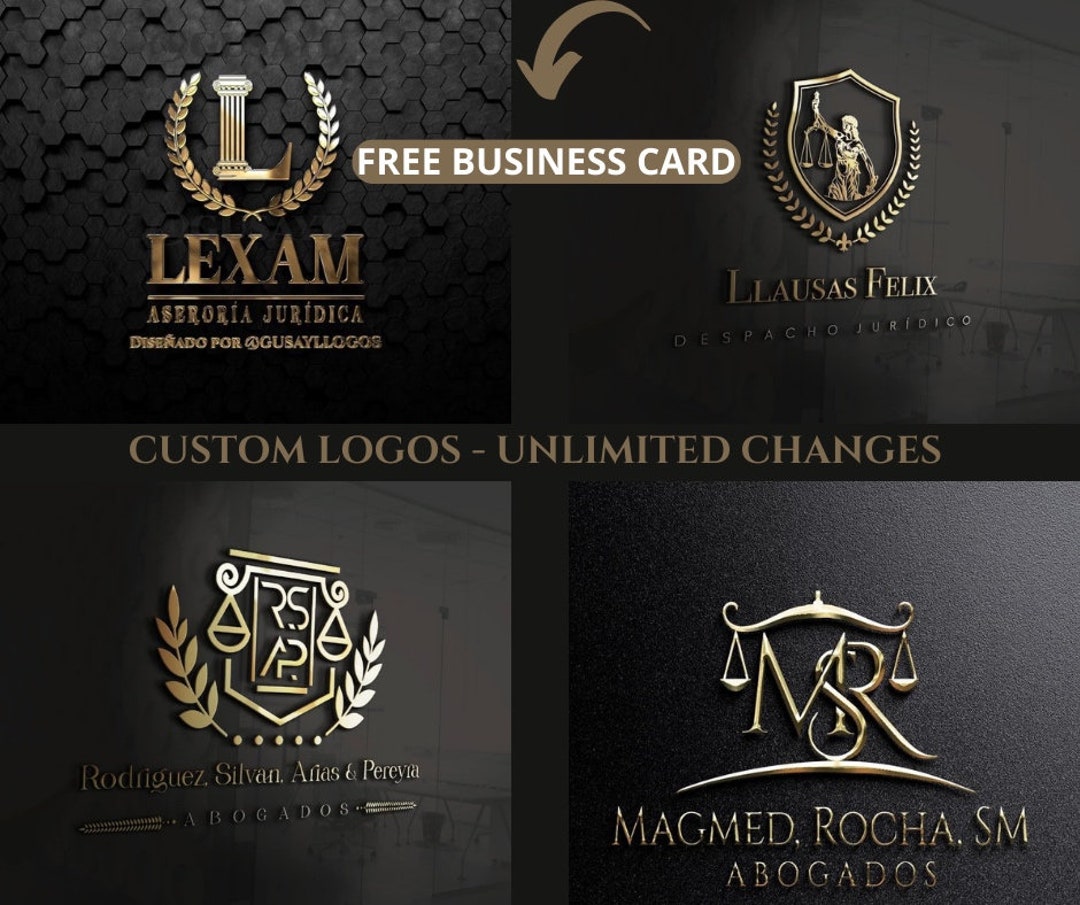 Logotipo Personalizado, Diseño De Logotipo Personalizado Para Abogado O ...