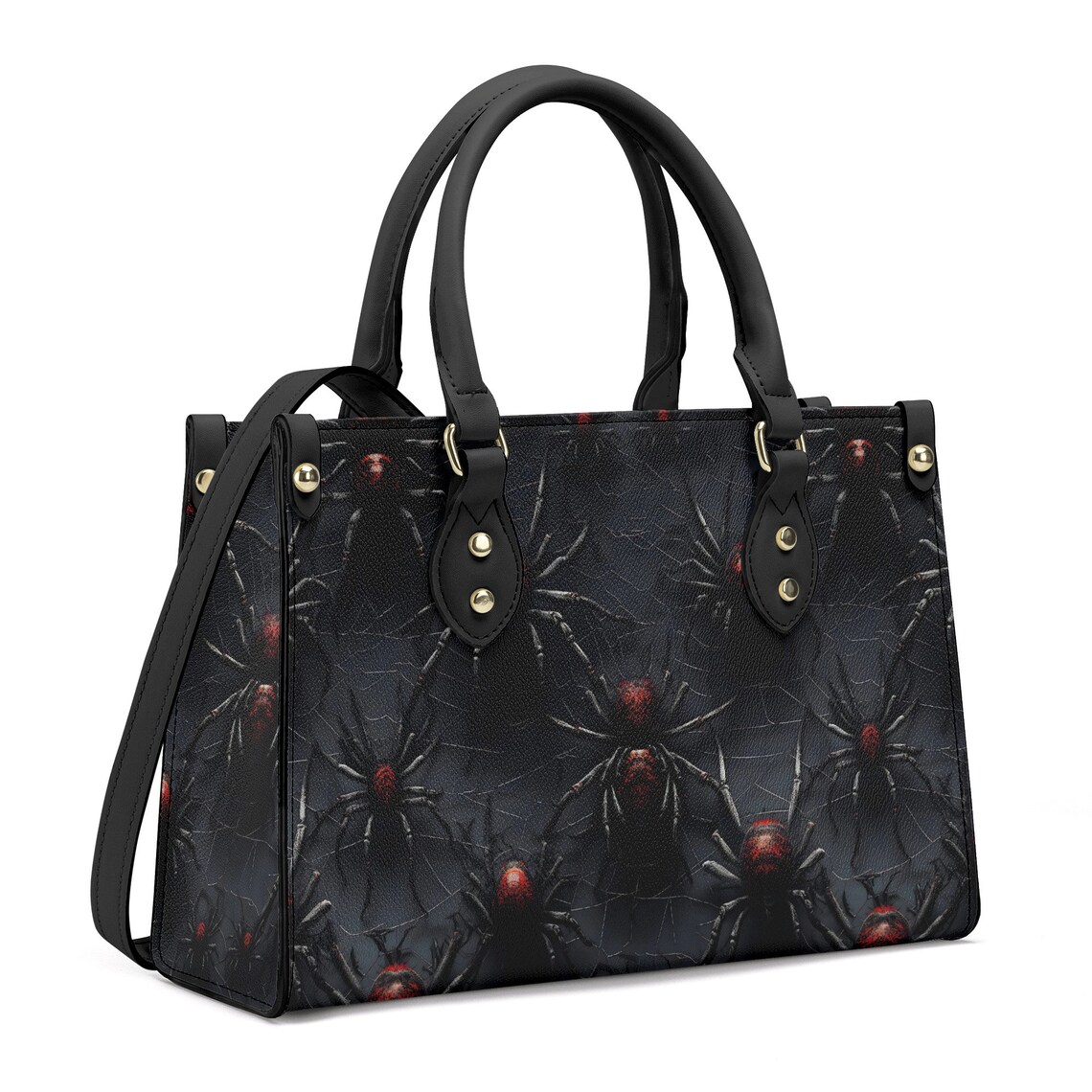 Scary Black Tarantula Handbag, Dark Goth Witchy Purse, Dark Cottagecore ...