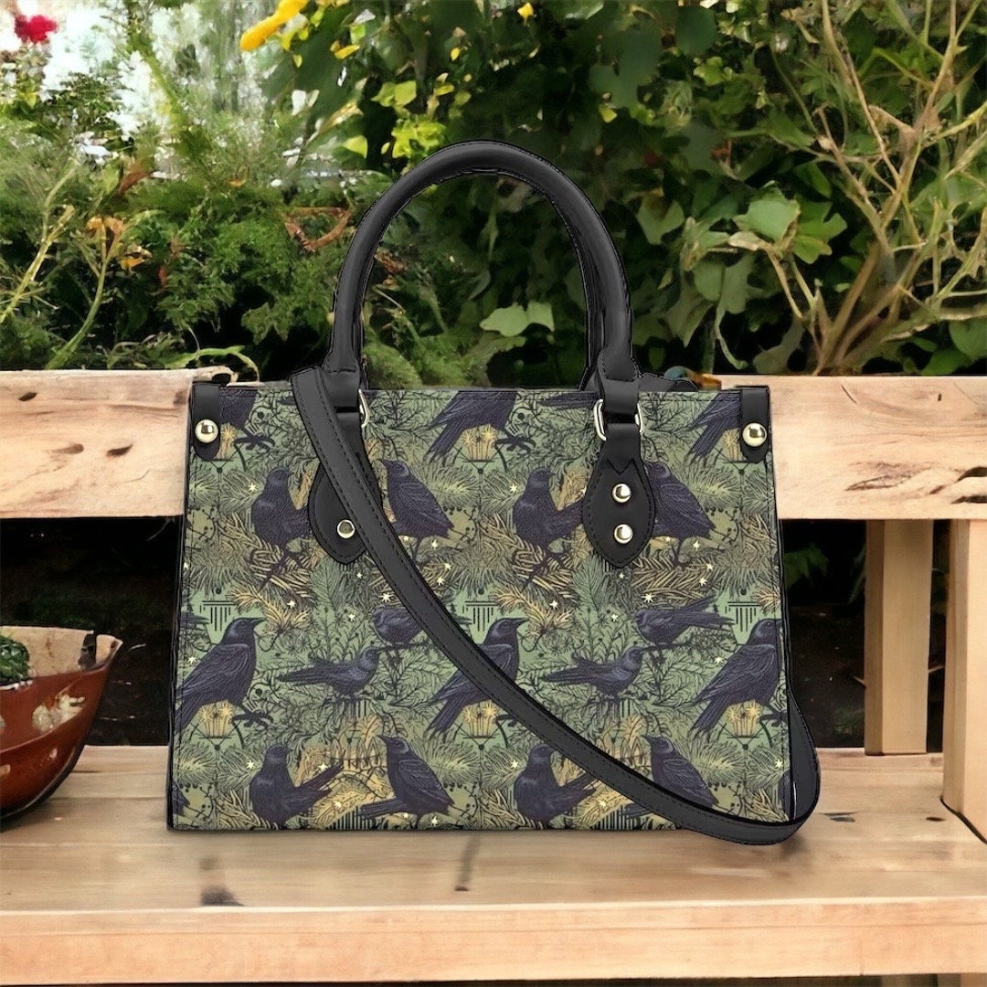 Crow Witchy Bag Witchie Accessorie Bag, Goth Witch Crossed Body Bag ...