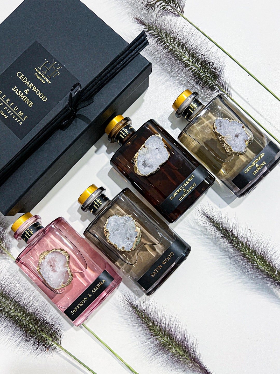 Luxury Home Fragrance, Reed Diffuser for Home, Bathroom Diffuser ...