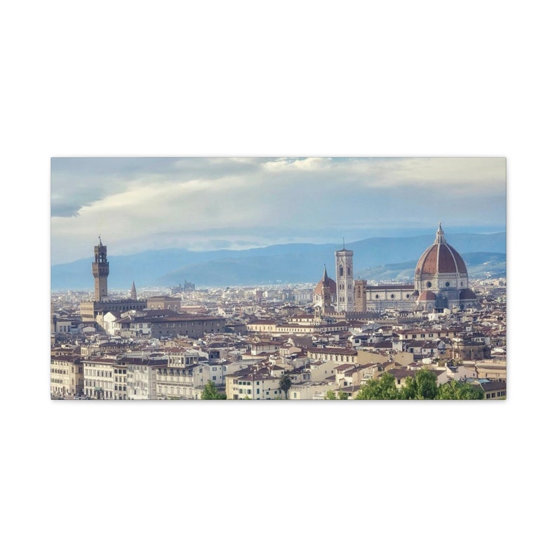 Spectacular Florence, Italy Skyline, 30 X 16 Canvas Stretched, 0.75" - Etsy