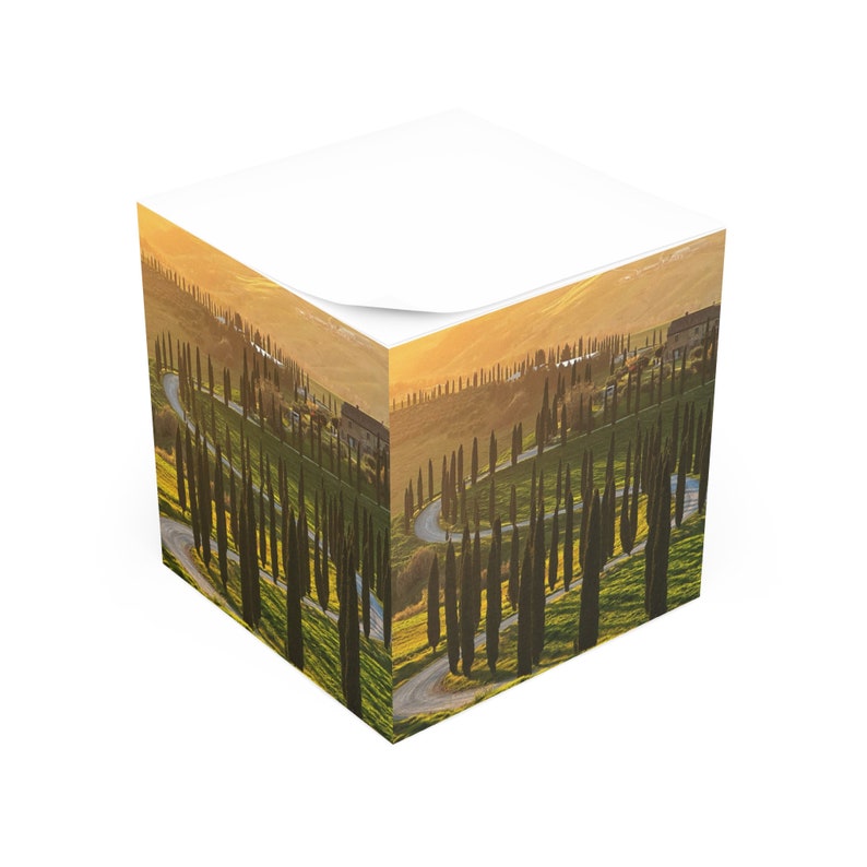 Tuscan Cypress Sticky Note Cube - Etsy