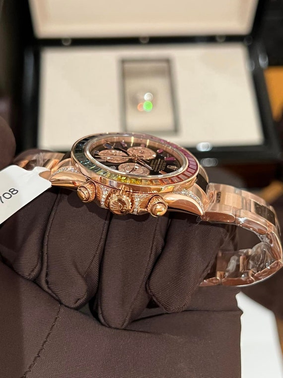 Daytona rainbow rose gold - Gem