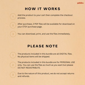 Client Profile Template PDF Ready to Print, Small Business Bundle ...