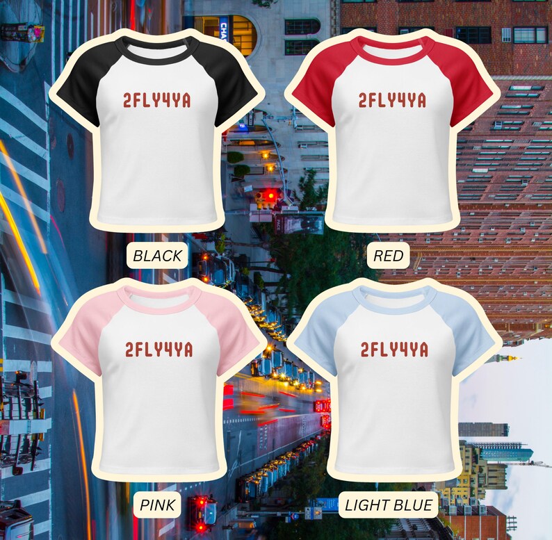 Too Fly for Ya Y2K Baby Tee - Women's Clothing Graphic Shirt, Feminist ...