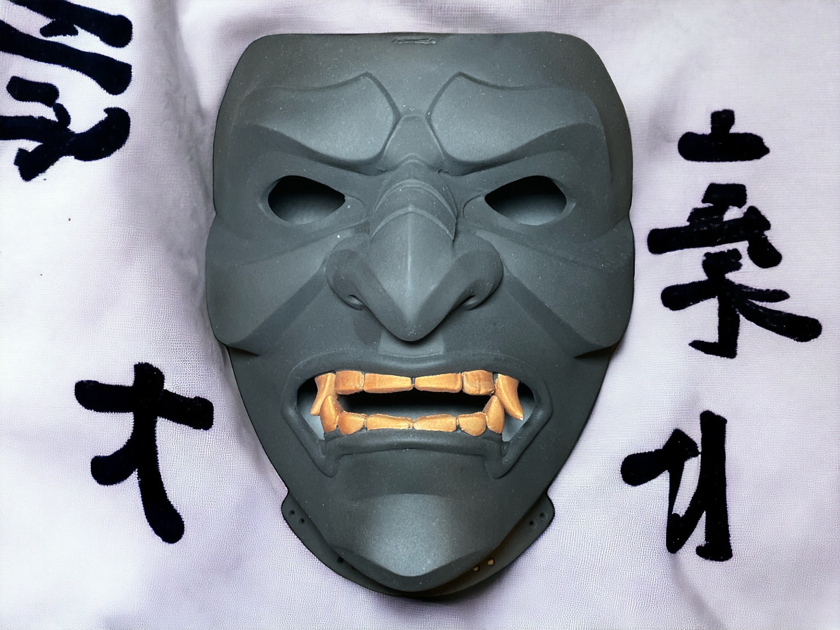 Japanese Samurai Kabuto Mask - Etsy