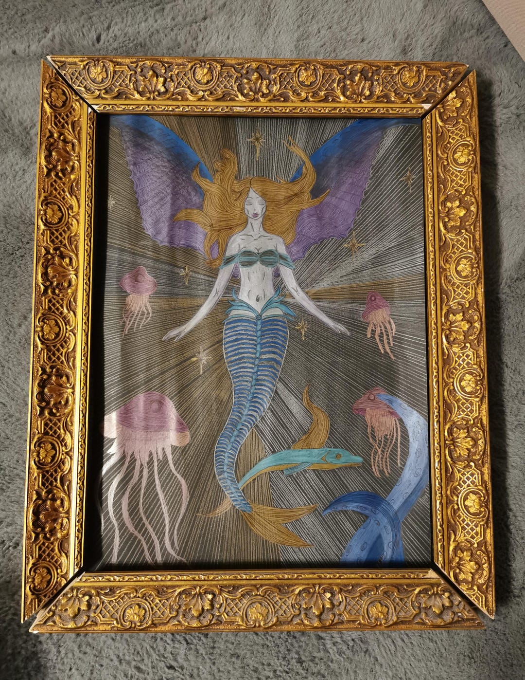 Poster From the Series MYSTIC by Deux Meus mystic Mermaid Art Prints ...